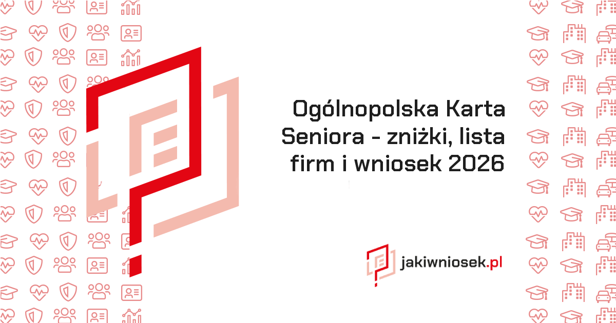 Ogólnopolska Karta Seniora - wniosek 2026 • jakiwniosek.pl